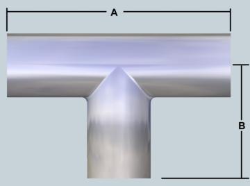 Tee piece dimensions